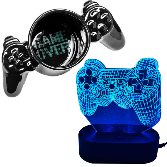 Zestaw Gracza Kubek + Lampka - prezent dla gracza na święta urodziny - Sklep Internetowy z ...